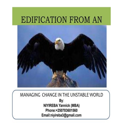 Managing change in the unstable world by niyireba yannick | PPT