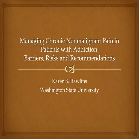 Chronic Overlapping Pain Conditions | PDF