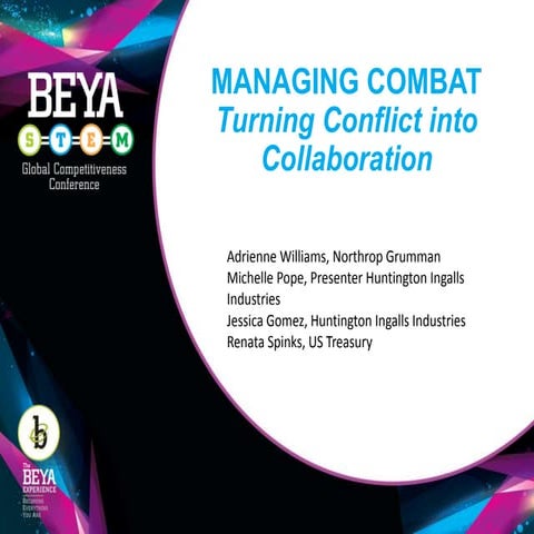 Managing Combat: Turning Conflict into Collaboration | PPT