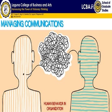 Managing communication | PPT