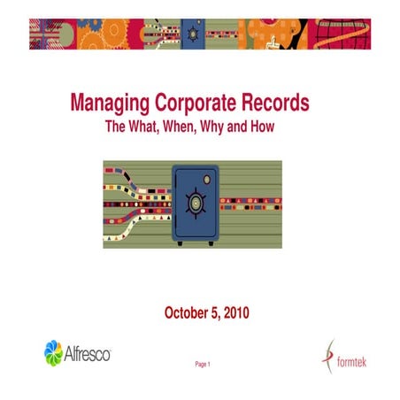 Ch07 records management | PPT