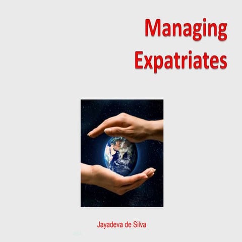 Managing expatriates | PPT