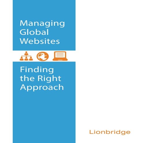 Managing Global Websites Finding the Right Approach | PDF | Web ...