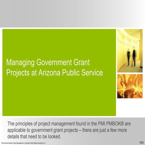 Managing Government Grant Projects | PPT