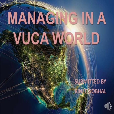 Managing in a vuca world | PPTX