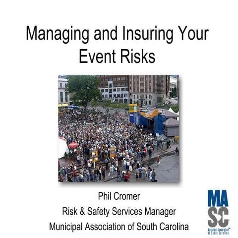 Managing & insuring your event risks | PPTX