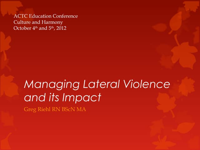 Workplace Violence | PPT