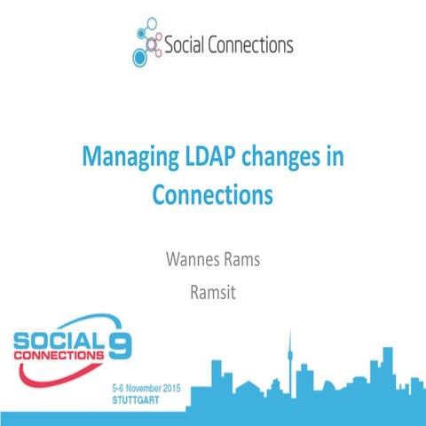 Managing LDAP changes in Connections | PDF