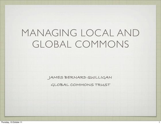 C16 - The Global Commons | PDF | Environment | Science