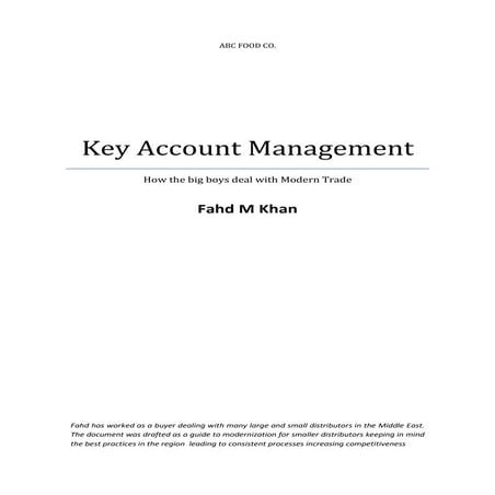 Managing key accounts | PDF