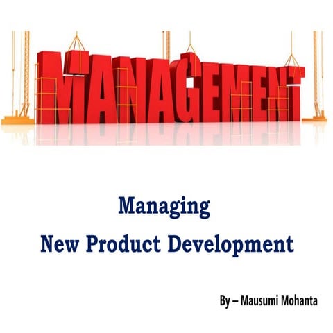 Managing new product development | PDF