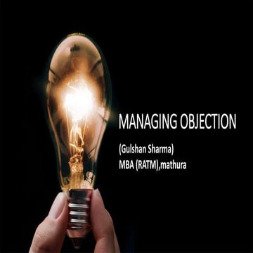 managing objection.pptx