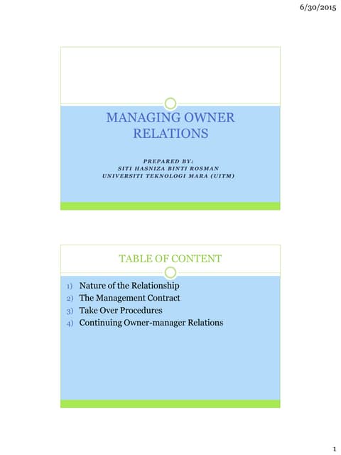 Managing tenant relationship | PDF | Real Estate Renting and Leasing ...