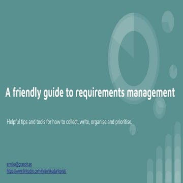 A friendly guide to requirements management | PPTX