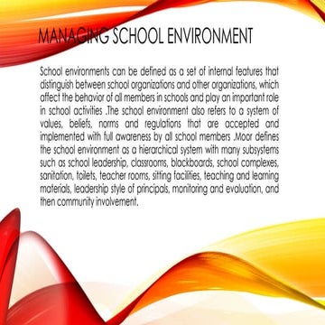The Efficient Way Of Managing School Environment.pptx