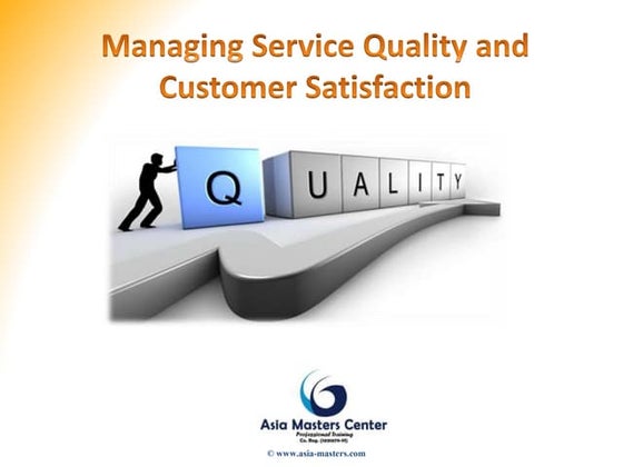 Service quality management | PPTX