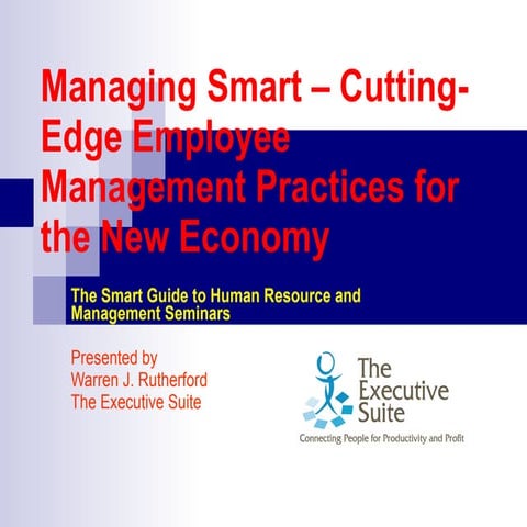 Managing smart | PPT
