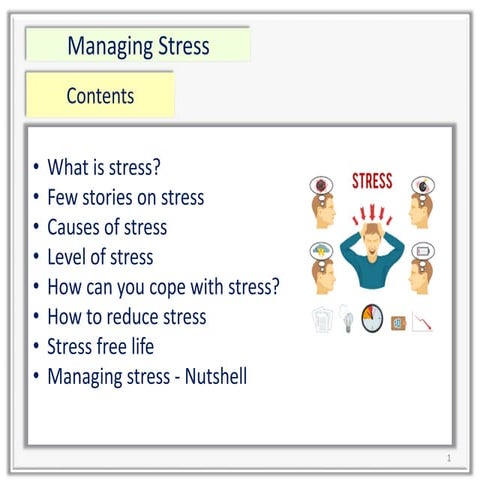 Managing stress | PPT