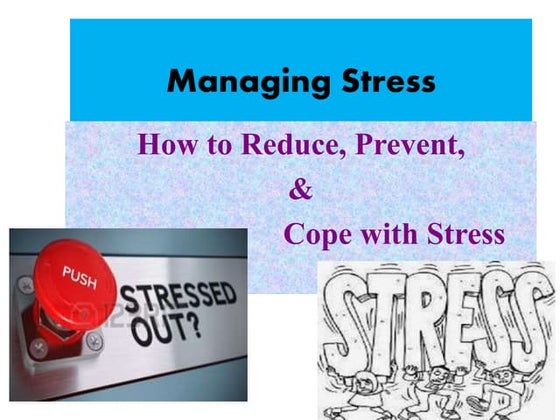 Strategies to cope up with stress | PPT