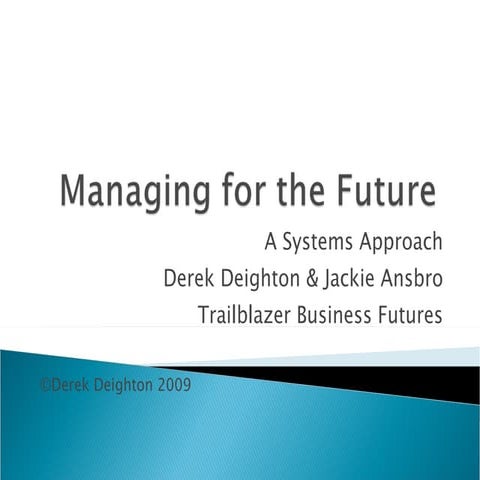 Managing The Future | PPT