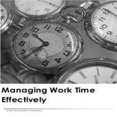 Managing Time Effectively.pdf | Resume Writing and Advice | Job Search