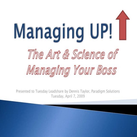 Managing Up! | PPTX