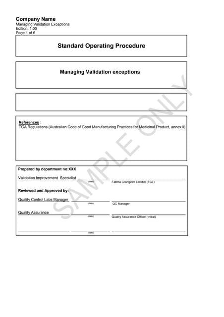 Managing Validation.3 | PDF Managing Validation.3 | PDF