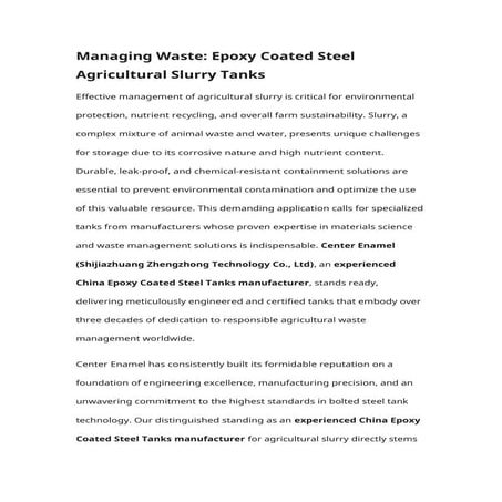 Managing Waste Epoxy Coated Steel Agricultural Slurry Tanks.docx