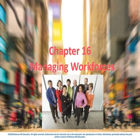 Managing workforce at workplace role of the manager | PPTX