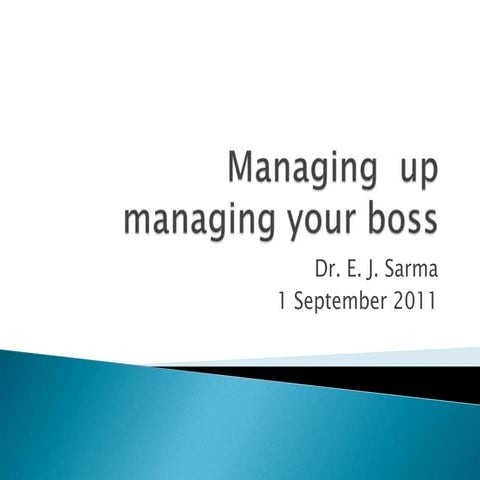 tips for Managing boss- difficult boss | PPT