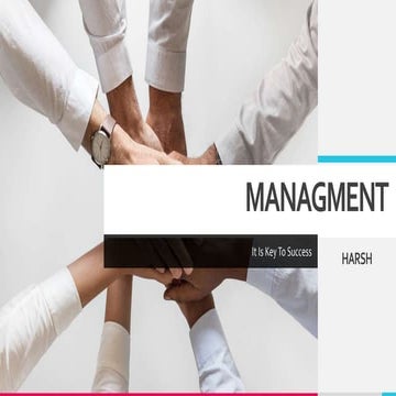 Basics Of Managment | PPT