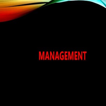 Managment | PPT