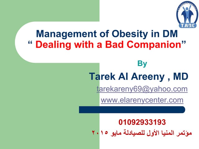 Obesity and diabetes [autosaved] | PPTX