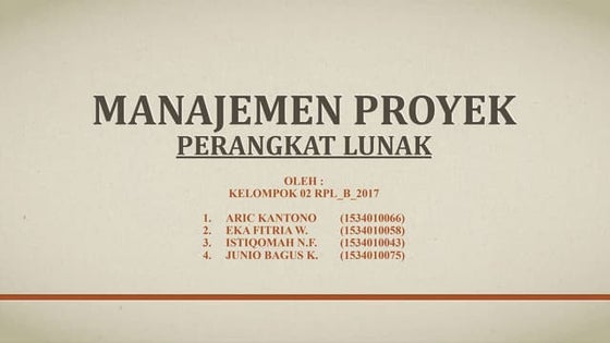 materi proyek perangkat lunak komputer a | PDF