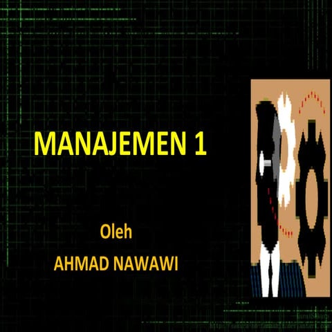 Manajemen 1 | PPT