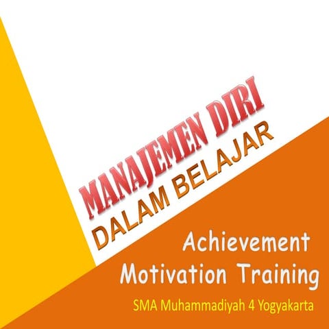 Manajemen diri | PPTX