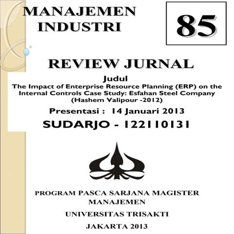 Manajemen industri jurnal | PPT