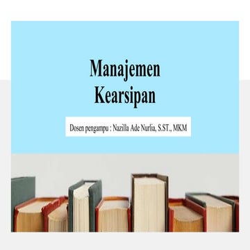 Kearsipan | PPT