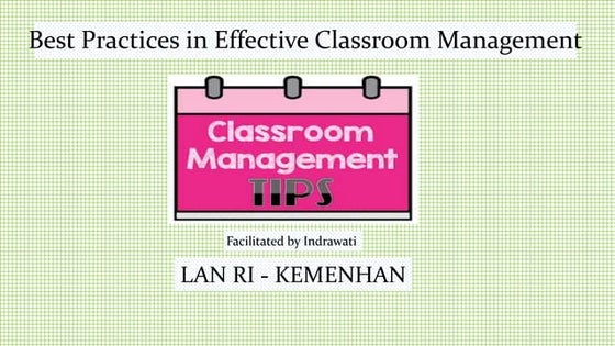 Conducive classroom environment | PDF