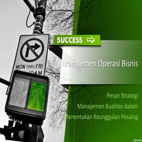 Manajemen Operasi Bisnis | PPTX