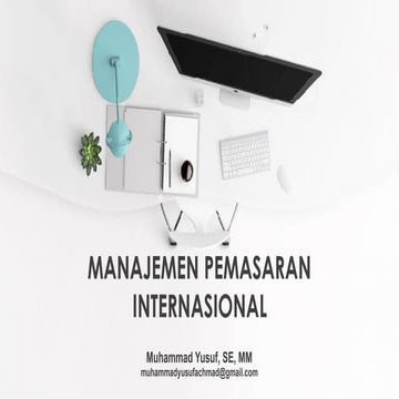 Manajemen pemasaran internasional 2 | PDF
