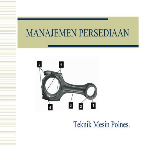 Manajemen persediaan | PDF