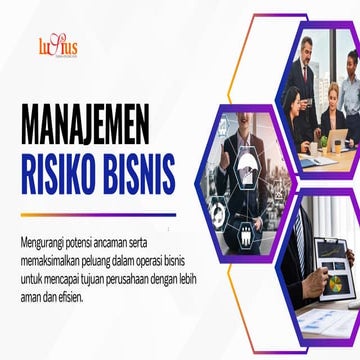 Manajemen Risiko Dalam Menajalankan Bisnis | PPT