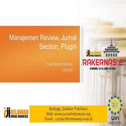 PROSES DALAM MANAJEMEN REVIEW PADA OJS | PDF