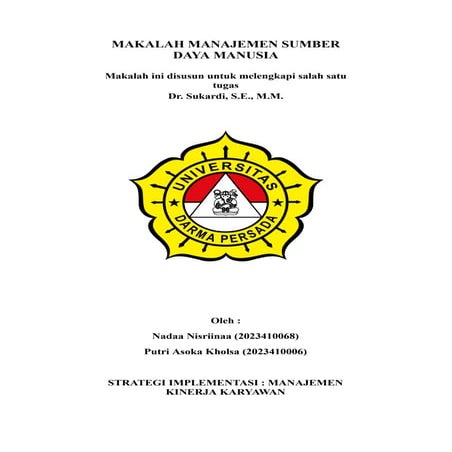 makalah manajemen sumber daya manusia (putri asoka )(nadaa nisriinaa) | PDF