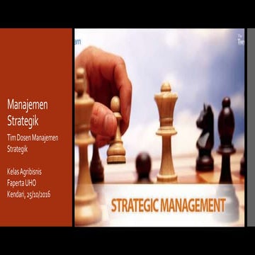 Manajemen strategik part 9 10 | PPTX