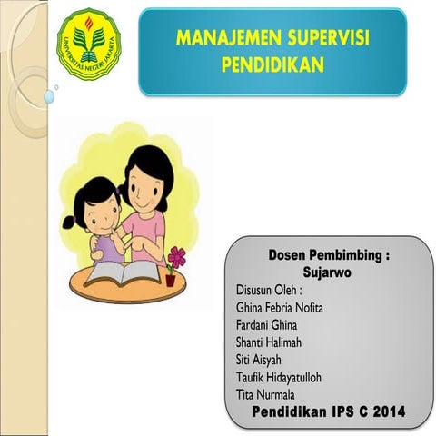 Manajemen supervisi pendidikan | PPT