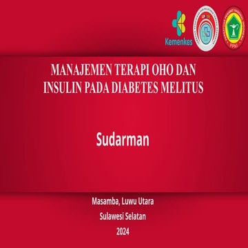 Manajemen Terapi OHO dan Insulin Pada DM.pptx