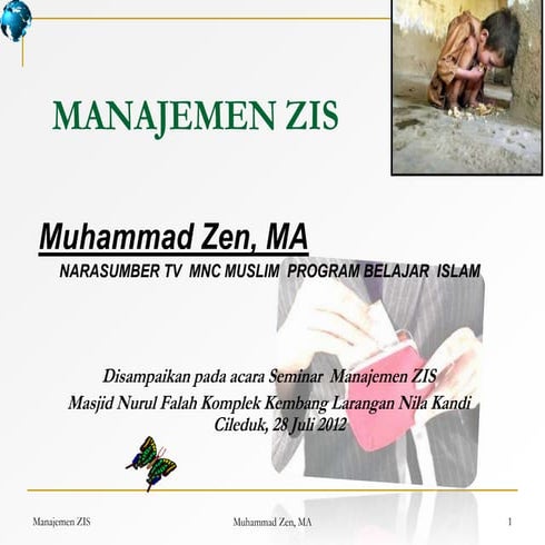 Manajemen zis muhammad zen 2012 | PPTX