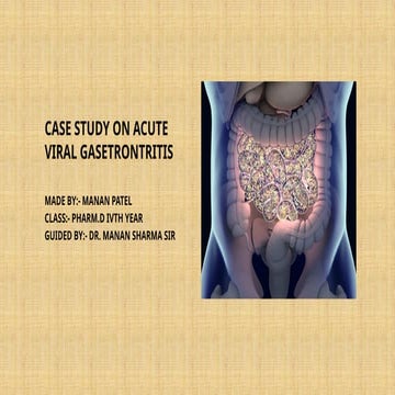ACUTE VIRAL GASTROENTERITIS PRESENTATION | PPTX